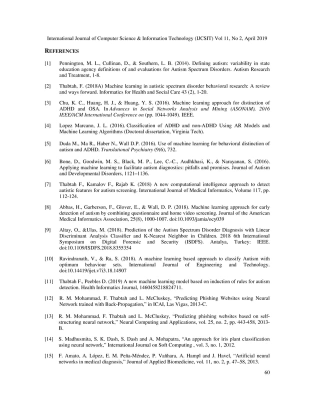 ENSEMBLE LEARNING MODEL FOR SCREENING AUTISM IN CHILDREN | PDF