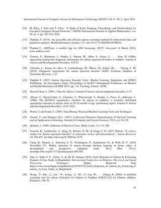 ENSEMBLE LEARNING MODEL FOR SCREENING AUTISM IN CHILDREN | PDF