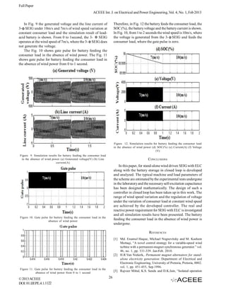 Analysis and Control of Wind Driven Self-Excited Induction Generator ...