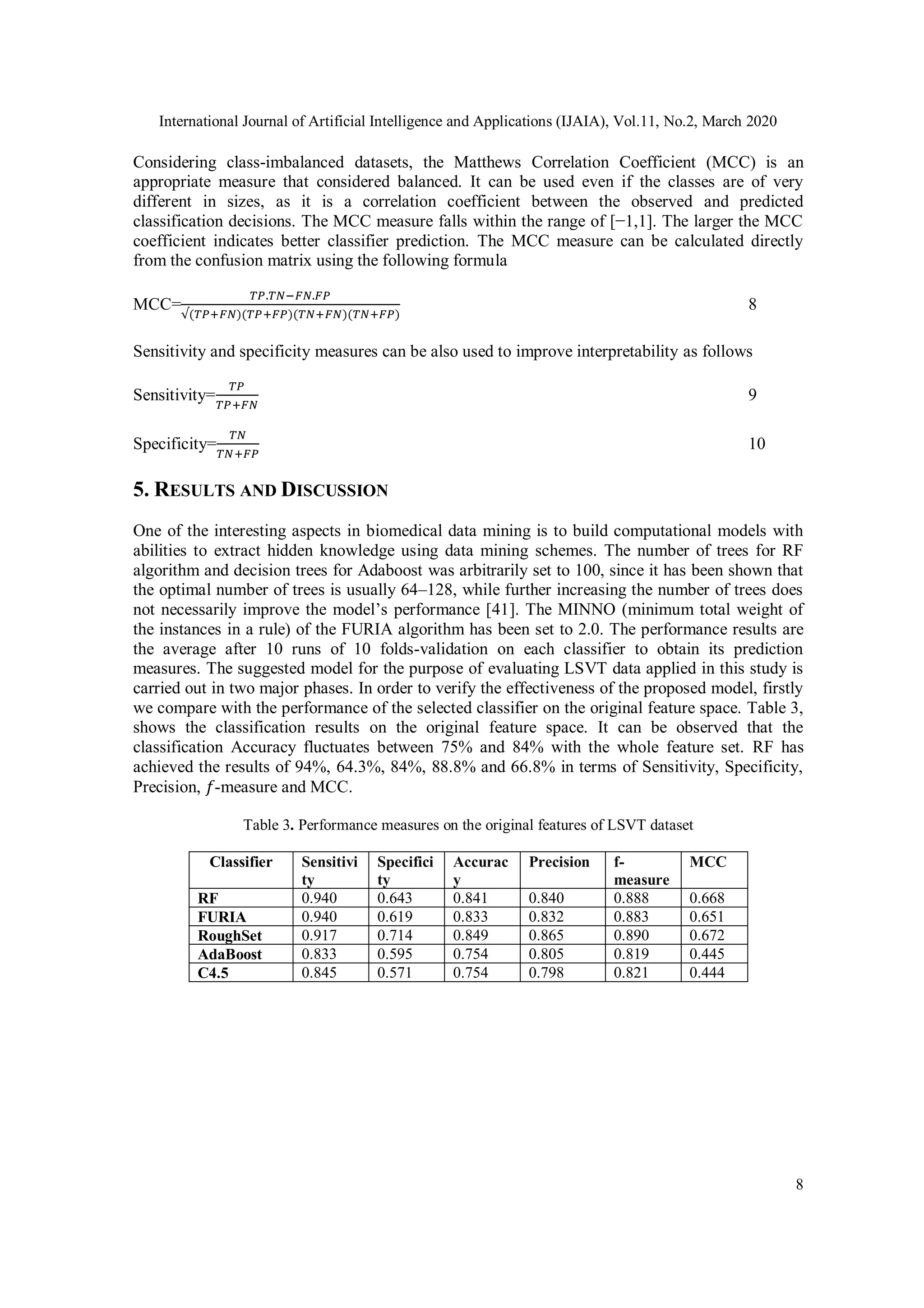 A Modified Maximum Relevance Minimum Redundancy Feature Selection Method Based On Tabu Search