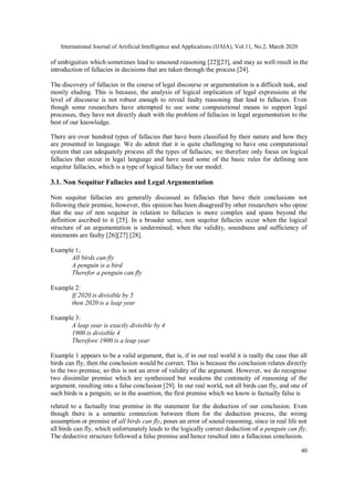 AUTOMATED DISCOVERY OF LOGICAL FALLACIES IN LEGAL ARGUMENTATION | PDF