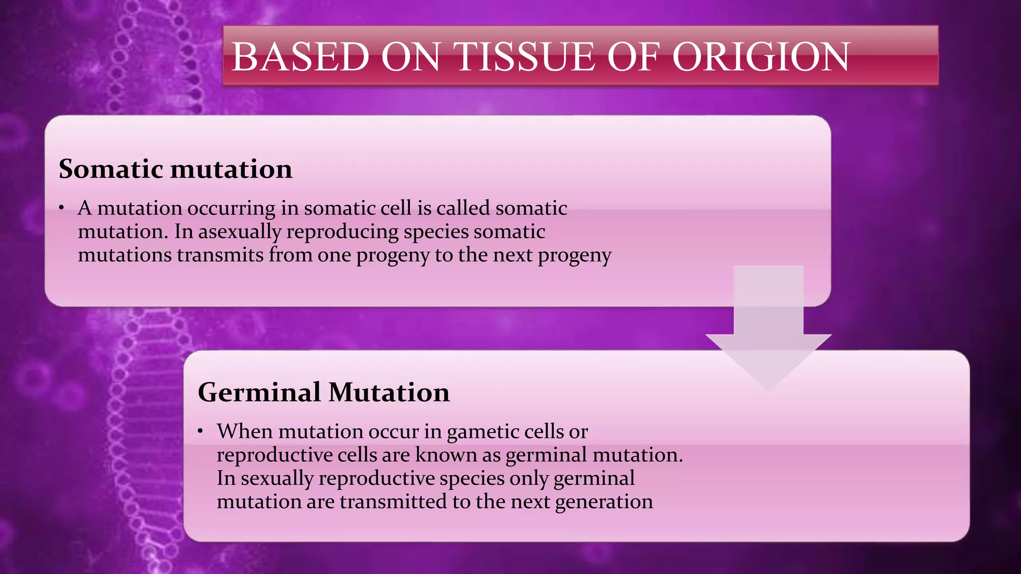 Mutation and its types | PPTX