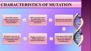 Mutation and its types | PPTX