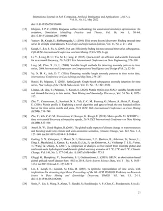 APPLICATION OF MATRIX PROFILE TECHNIQUES TO DETECT INSIGHTFUL DISCORDS IN CLIMATE DATA | PDF