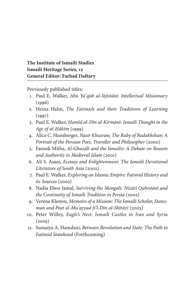Ismailis In Medieval Muslim Societies Farhad Daftary | PDF