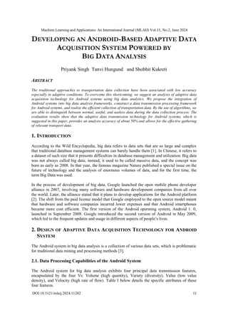 Developing an Android-based Adaptive Data Acquisition System Powered by ...