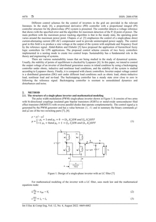 Design of a new backstepping controller for control of microgrid sources inverter | PDF
