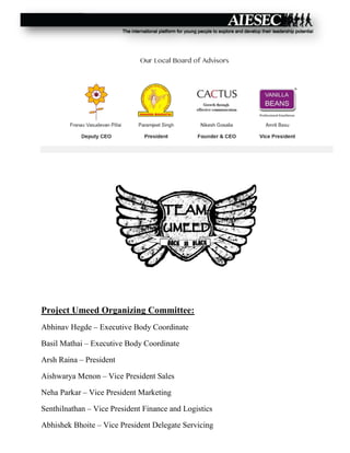 UMEED PROJECT REPORT | PDF