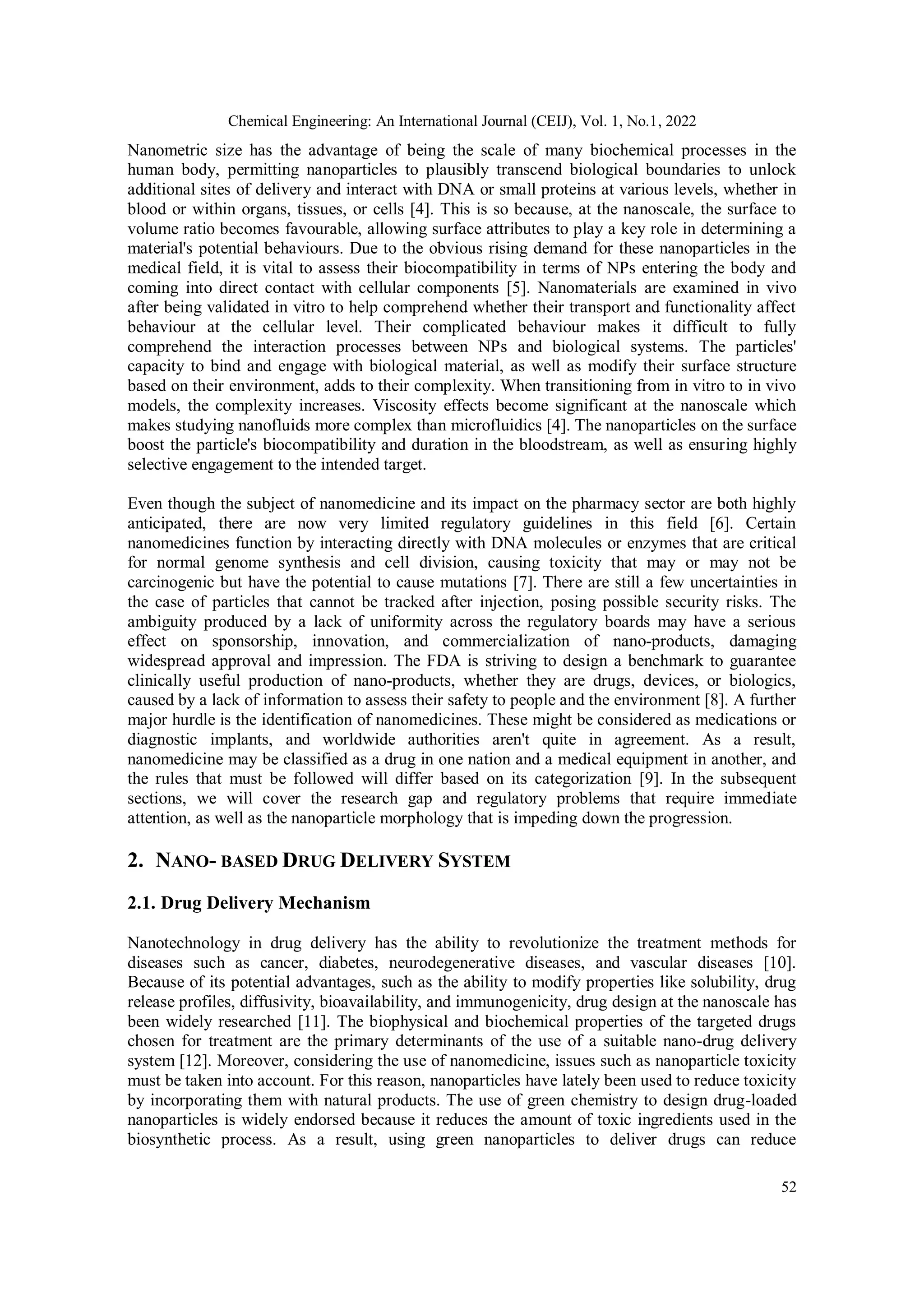 A General Overview of Nano Medicine-Efficacy in Therapeutic Science and ...