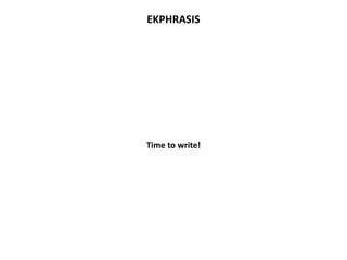 Ekphrasis | PPT