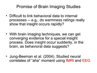 Problem Solving and the Brain. Compound Remote Associate Problems ...