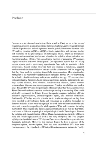 Role Of Exosomes In Biological Communication Systems 1st Ed Faisal A ...