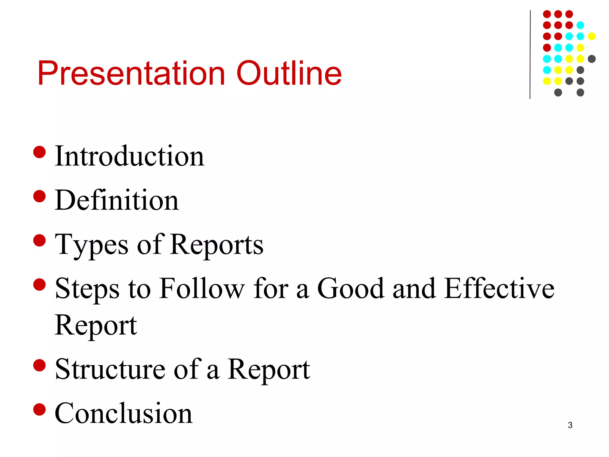 1123 report writing | PPT