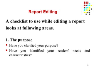 1123 report writing | PPT
