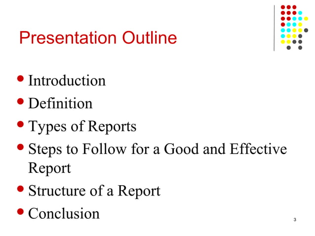 1123 report writing | PPT