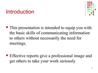 1123 report writing | PPT