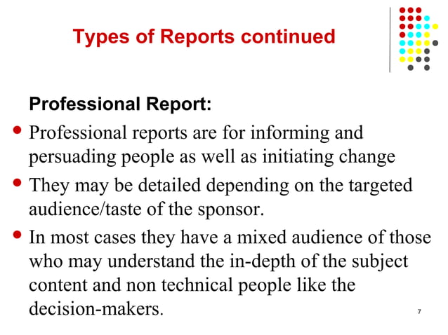 1123 report writing | PPT