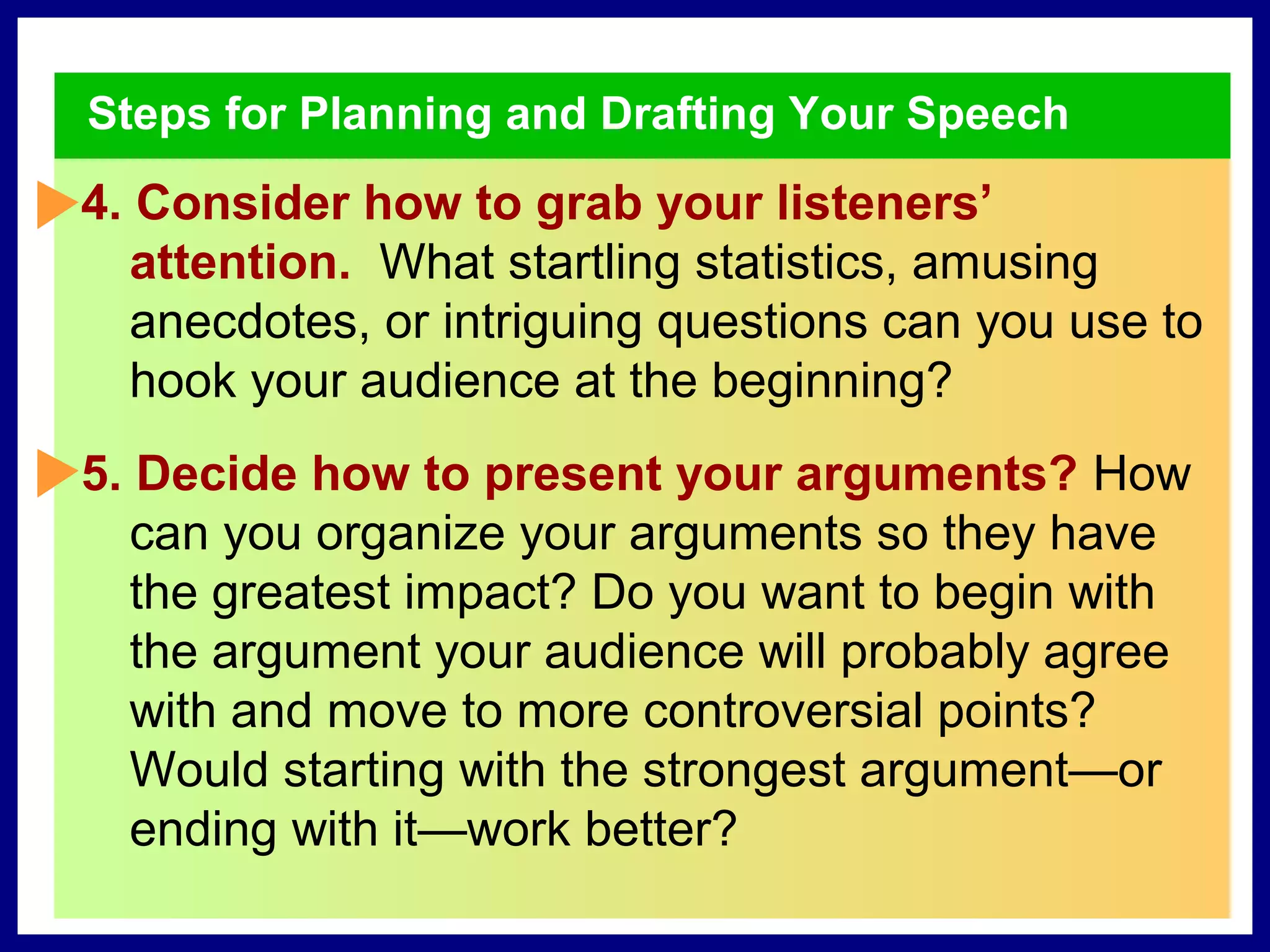 1123 speech writing | PPT