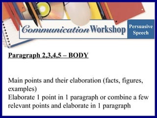 1123 speech writing | PPT