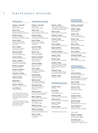 FirstEnergy Board_of_Directors_and_Officers | PDF