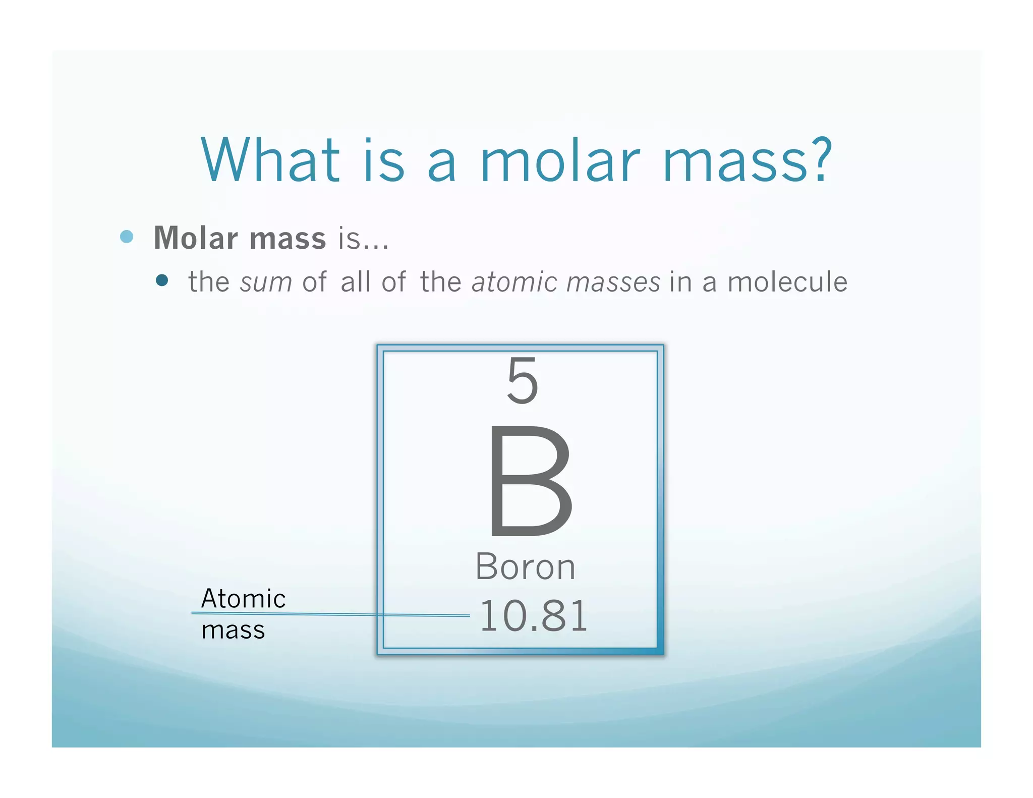 11 24 What Is Molar Mass | PDF
