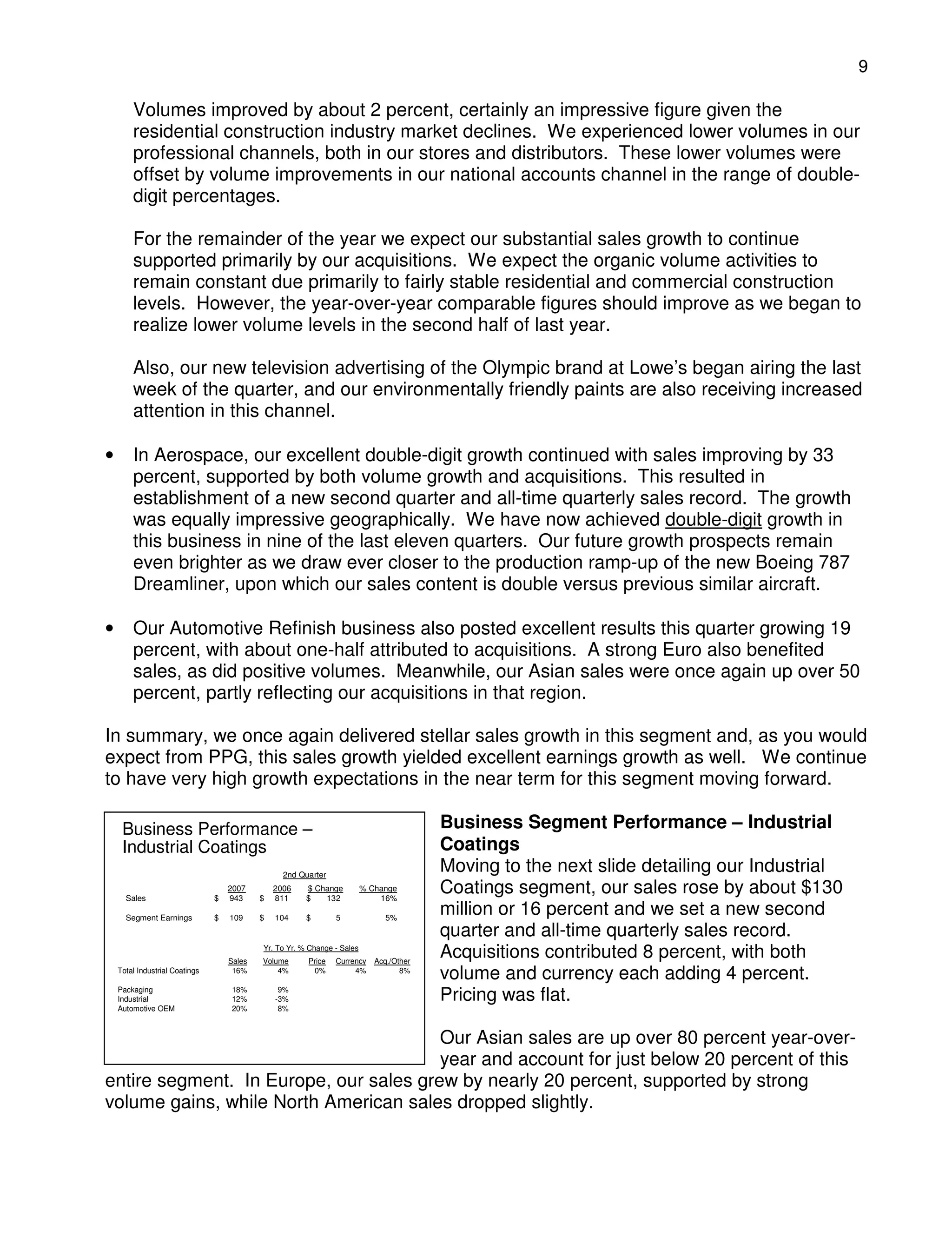2Q 2007 EARNINGS TRANSCRIPT | PDF