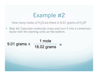 11 25 How Many Moles1 | PDF