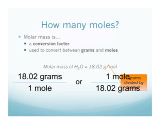 11 25 How Many Moles1 | PDF