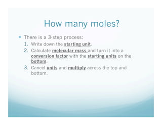 11 25 How Many Moles1 | PDF