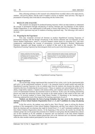 Learning The Permutation Concept Through Role-Playing | PDF