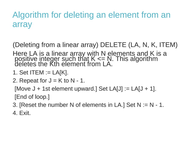 Arrays Data Structure | PPT Arrays Data Structure | PPT