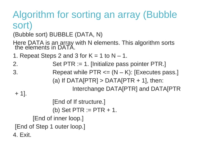 Arrays Data Structure | PPT