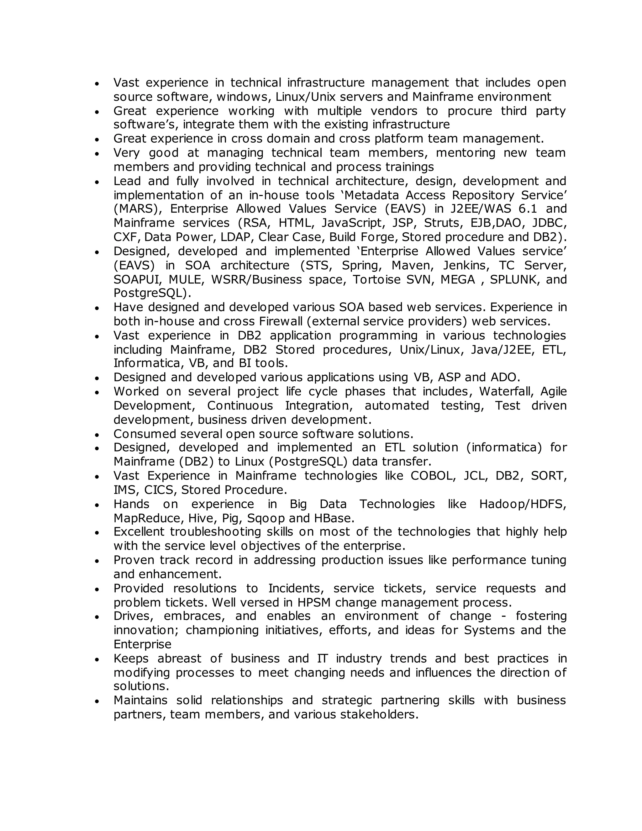 Yuvaraj Shanmugam - Application Architect | DOCX | Databases | Computer Software and Applications