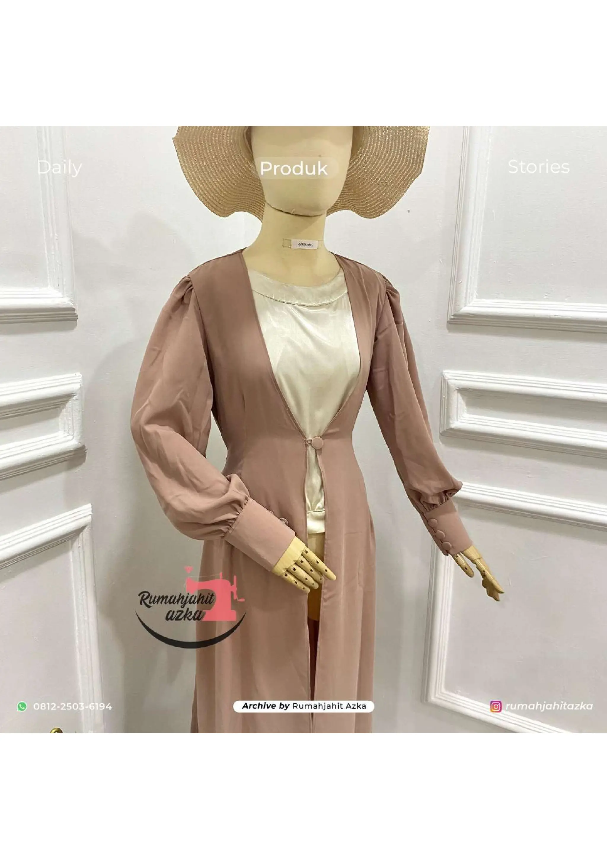 Custom Jahit Outer Panjang by Rumah Jahit Azka | PDF