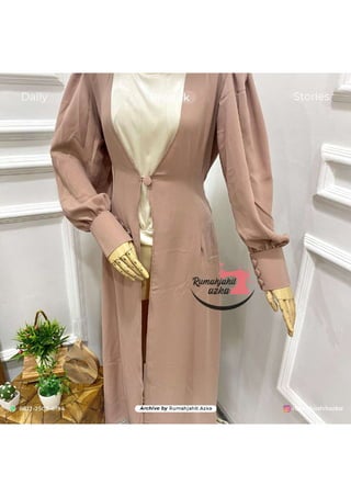 Custom Jahit Outer Panjang by Rumah Jahit Azka | PDF