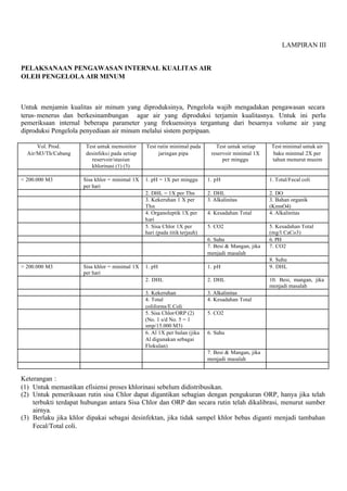 112705946 standar-baku-mutu-air-minum-menkes-907 | PDF