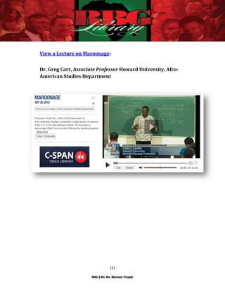 RBG | We the Maroon People | PDF | Free Download