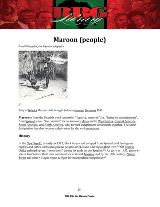 RBG | We the Maroon People | PDF