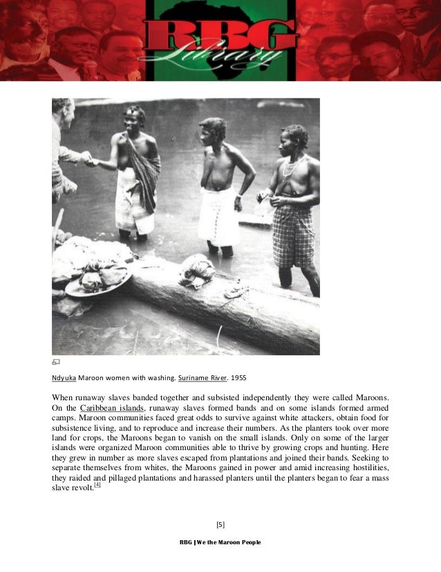 RBG | We the Maroon People