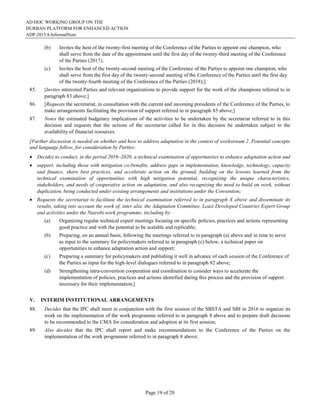 Draftul acordului COP21 | PDF