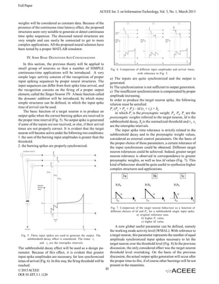 Spiking Neural Networks As Continuous-Time Dynamical Systems: Fundamentals, Elementary ...