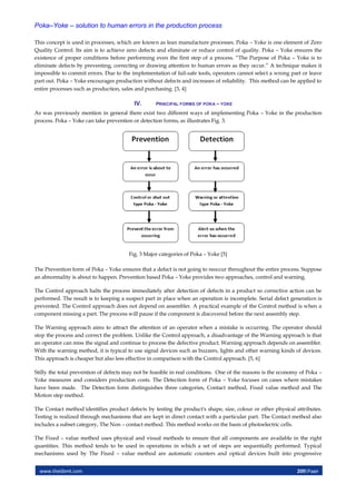 Poka–Yoke – solution to human errors in the production process | PDF