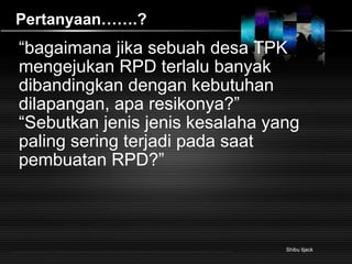 RPD dan LPD & Pelaporan | PPT