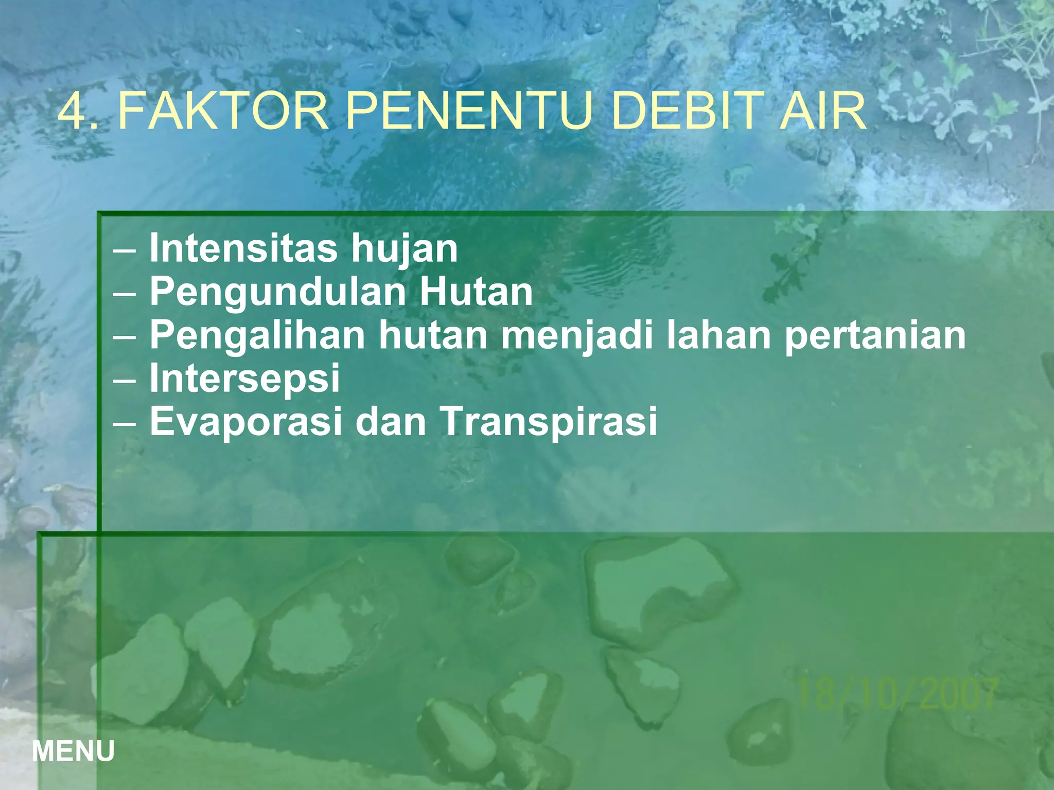 PRESENTASI DEBIT AIR | PPT