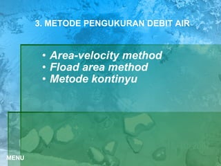 PRESENTASI DEBIT AIR | PPT
