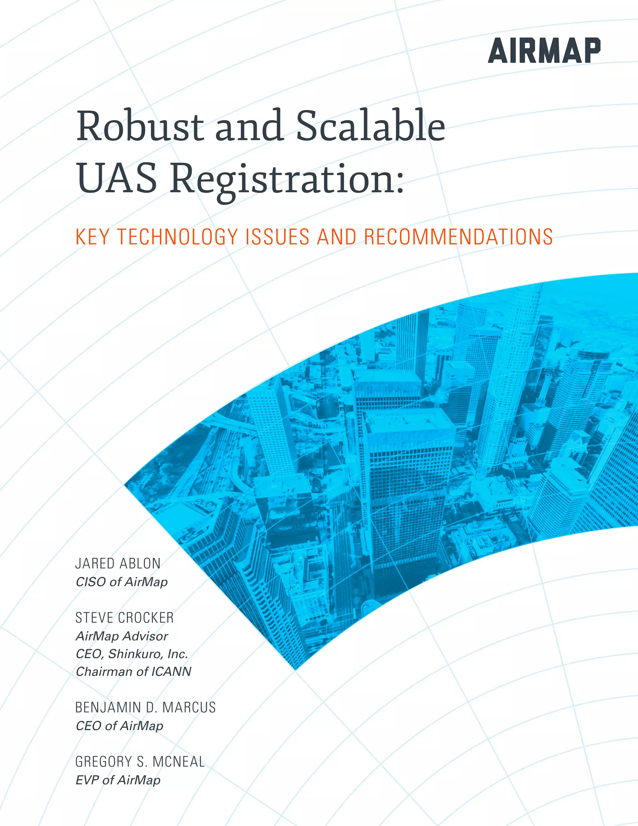 AirMap_White Paper_UAS Registration_02042016 | PDF