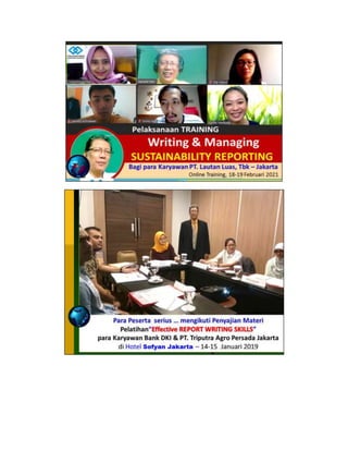 Silabus Training "Implementasi CSR dan SUSTAINABILITY COMMUNITY DEVELOPMEN (based on ISO 26000 ...