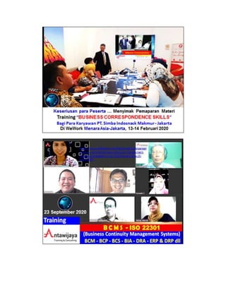 Silabus Training "Implementasi CSR dan SUSTAINABILITY COMMUNITY DEVELOPMEN (based on ISO 26000 ...