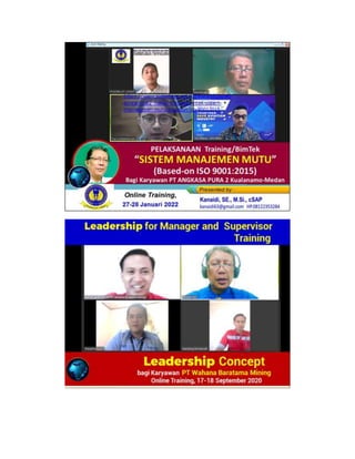 Silabus Training "Implementasi CSR dan SUSTAINABILITY COMMUNITY DEVELOPMEN (based on ISO 26000 ...