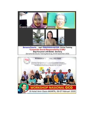 Silabus Training "Implementasi CSR dan SUSTAINABILITY COMMUNITY DEVELOPMEN (based on ISO 26000 ...